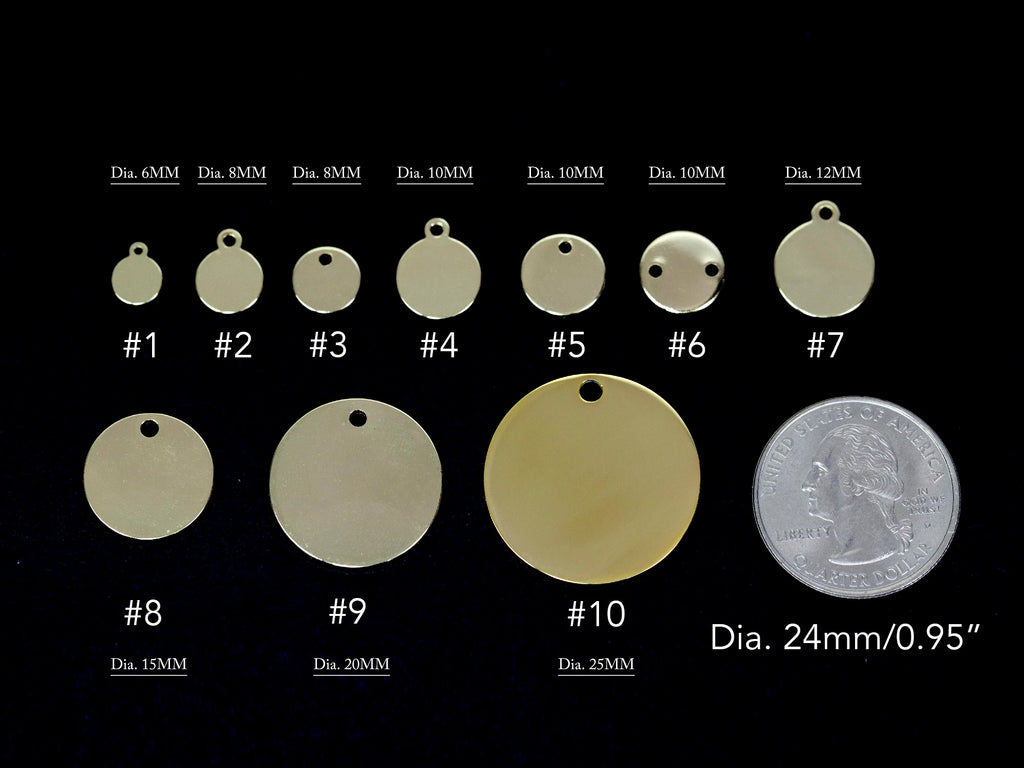 Laser Engraved Metal Tags Sample Pack | Custom Jewelry Tags – FindingBox