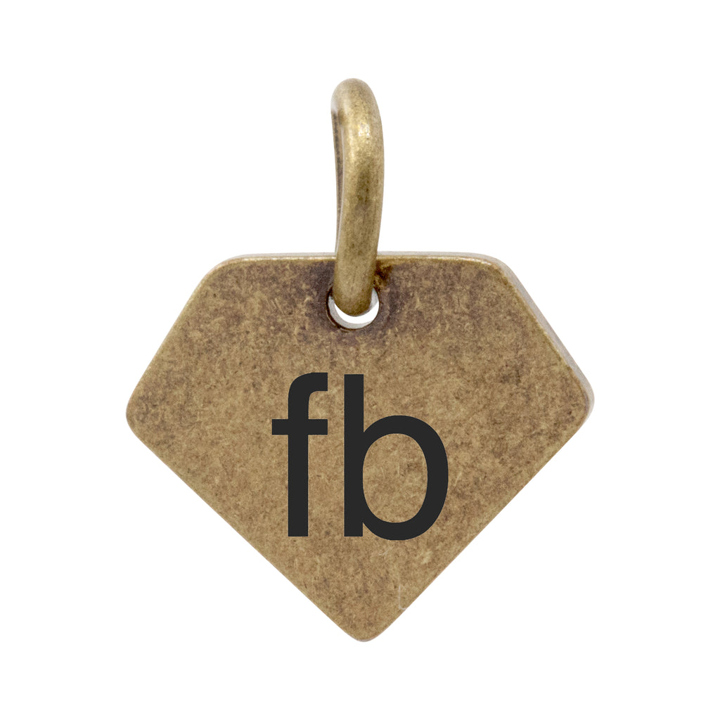 Laser Engraved Diamond Shape Logo Tag, Stainless Steel Made – FindingBox