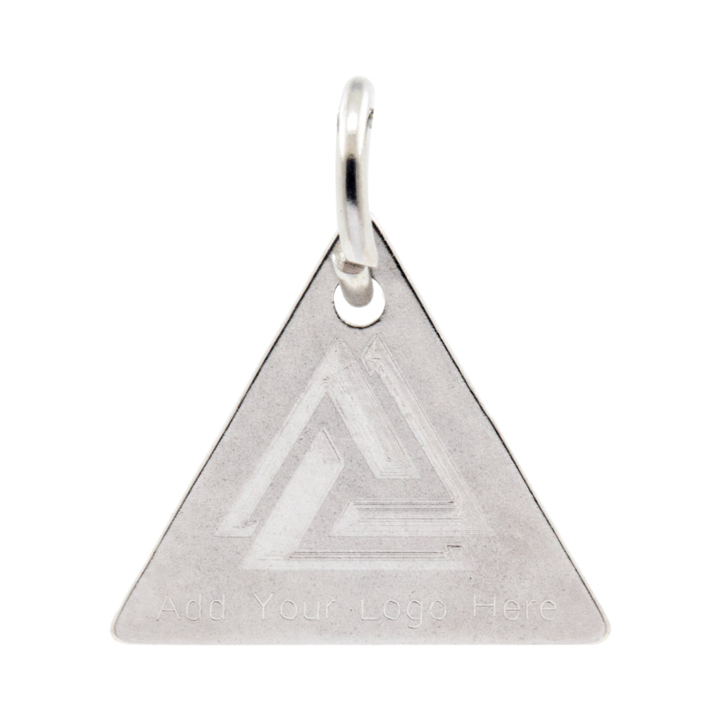 Mechanical Engraved Triangular Jewelry Tags – FindingBox