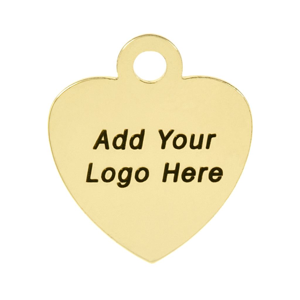 Laser Engraved Heart Charm, Custom Jewelry Pendant – FindingBox